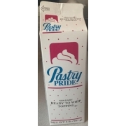 Pastry Pride Ready to Whip Topping, Non-Dairy: Calories, Nutrition ...
