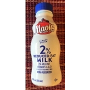 Maola Milk, 2% Reduced Fat: Calories, Nutrition Analysis & More | Fooducate