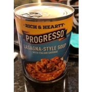 Progresso Soup, Lasagna-Style: Calories, Nutrition Analysis & More ...