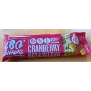 180 Snacks Crunch Bars, Cranberry Nut & Seed: Calories, Nutrition ...