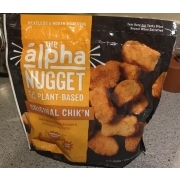 The Alpha Nugget Original Chik'n nugget, plant-based: Calories ...