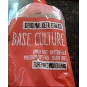 Base Culture Original Keto Bread: Calories, Nutrition Analysis & More ...