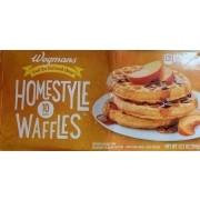 Wegmans Waffles, Homestyle: Calories, Nutrition Analysis & More | Fooducate