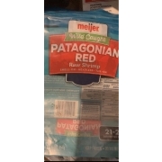 Meijer Raw Shrimp, Patagonian Red, Wild Caught: Calories, Nutrition ...