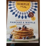 Simple Mills Pancake & Waffle, Baking Mix, Almond Flour: Calories ...