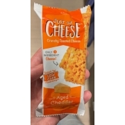 Just The Cheese Crunchy Toasted Cheese, Aged Cheddar: Calories ...
