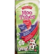 Friendly Farms Moo Tubes, Yogurt, Lowfat, Variety Pack: Calories ...