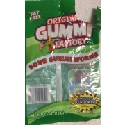 Original Gummi Factory Sour Gummi Worms: Calories, Nutrition Analysis ...