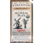 Firehook Baked Crackers, Multigrain Flax, Organic: Calories, Nutrition ...