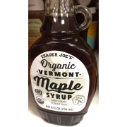 Trader Joe's Maple Syrup, Vermont, Grade A: Calories, Nutrition ...