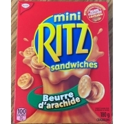 Ritz Crackers, Mini Sandwiches: Calories, Nutrition Analysis & More ...