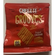 Cheez-It Grooves Cracker Chips, Cheddar, Real Cheese: Calories ...