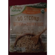 Simply Nature Quinoa & Brown Rice, Organic: Calories, Nutrition ...