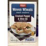 Winco Foods Woven Wheats, Cracked Pepper & Olive Oil: Calories ...