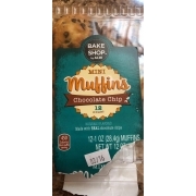 Bake Shop By Aldi Mini Muffins, Chocolate Chip: Calories, Nutrition ...