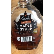 Specially Selected 100% Pure Maple Syrup: Calories, Nutrition Analysis ...