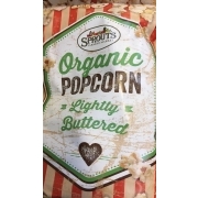 Sprouts Farmers Market Organic Popcorn, Lightly Buttered: Calories ...