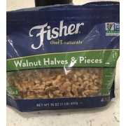 Fisher Walnut Halves & Pieces: Calories, Nutrition Analysis & More ...