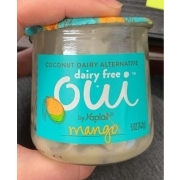 Yoplait Oui Coconut Dairy Alternative, Mango: Calories, Nutrition ...