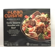Lean Cuisine Noodles With Beef, Garlic Sesame: Calories, Nutrition ...