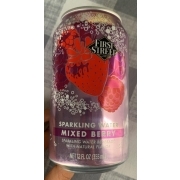 First Street Sparkling Water, Mixed Berry: Calories, Nutrition Analysis ...