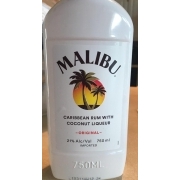 Malibu Coconut Liqueur Caribean Rum: Calories, Nutrition Analysis ...