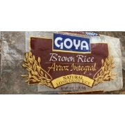 GOYA Brown Rice, Natural Long Grain Rice: Calories, Nutrition Analysis ...