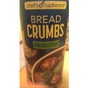 Chef's Cupboard Bread Crumbs, Italian Style: Calories, Nutrition ...