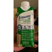Ensure Nutrition Shake, Vanilla, Plant-Based Protein: Calories ...