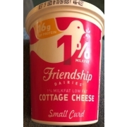 Friendship Cottage Cheese, Lowfat: Calories, Nutrition Analysis & More ...