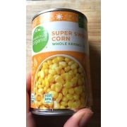 Simple Truth Organic Super Sweet Corn, Whole Kernel: Calories ...