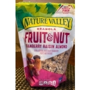 Nature Valley Granola, Fruit & Nut, Cranberry Raisin Almond: Calories ...