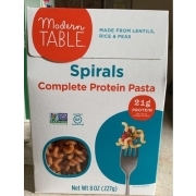 Modern Table Pasta, Spirals: Calories, Nutrition Analysis & More ...