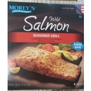 Morey's Fish Creations Seasoned Grill, Wild Pacific, Salmon: Calories ...