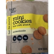 High Key Snacks Mini Cookies, Low Carb Snack, Snickerdoodle: Calories ...