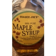 Trader Joe's 100% Pure Maple Syrup: Calories, Nutrition Analysis & More ...