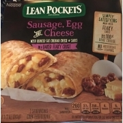 Lean Pockets Sandwich, Sausage, Egg And Cheese: Calories, Nutrition ...