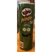 Pringles potato crisps Screamin' dill pickle: Calories, Nutrition ...