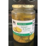 Food Lion Bread & Butter Pickle Chips: Calories, Nutrition Analysis ...