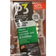 P3 Portable Protein Pack, Turkey, Almonds, Montery Jack, Yogurt Covered ...