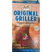 Sprouts Farmers Market Veggie Burgers,original griller: Calories ...