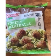 Bremer Turkey Meatballs: Calories, Nutrition Analysis & More | Fooducate