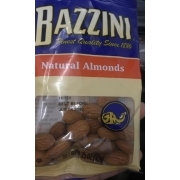 Bazzini Almonds, Natural: Calories, Nutrition Analysis & More | Fooducate