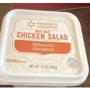 Walmart White Meat Chicken Salad, Rotisserie Seasoned: Calories ...