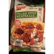 Bremer Meatballs, Italian Style: Calories, Nutrition Analysis & More ...