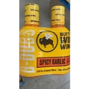 Buffalo Wild Wings Buffalo Wins Sauce, B-Dubs, Spicy Garlic: Calories ...