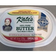 Kate's 100% Pure Butter: Calories, Nutrition Analysis & More | Fooducate