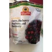 ShopRite Cherry, Blueberry, Raspberry and Blackberry: Calories ...