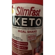 Slim Fast Meal Shake, Keto, Creamy Coffee Cappuccino: Calories ...
