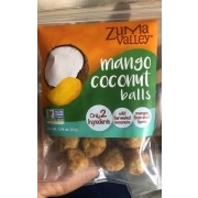 Zuma Valley Mango Coconut Balls: Calories, Nutrition Analysis & More ...